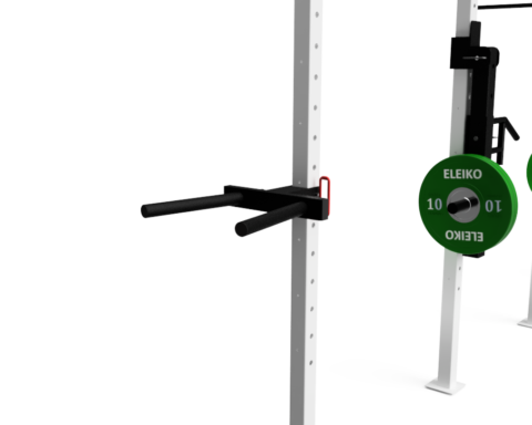 Wall Mounted Dip Bars Attachment for Power Racks | Lift and Press