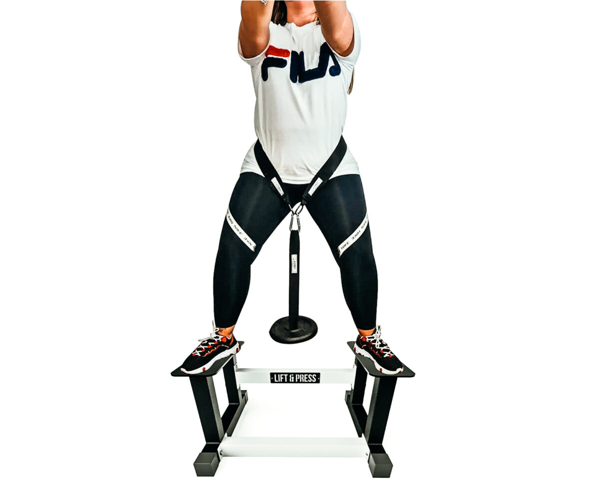 Raised Belt Squat Platform for Efficient Strength Training